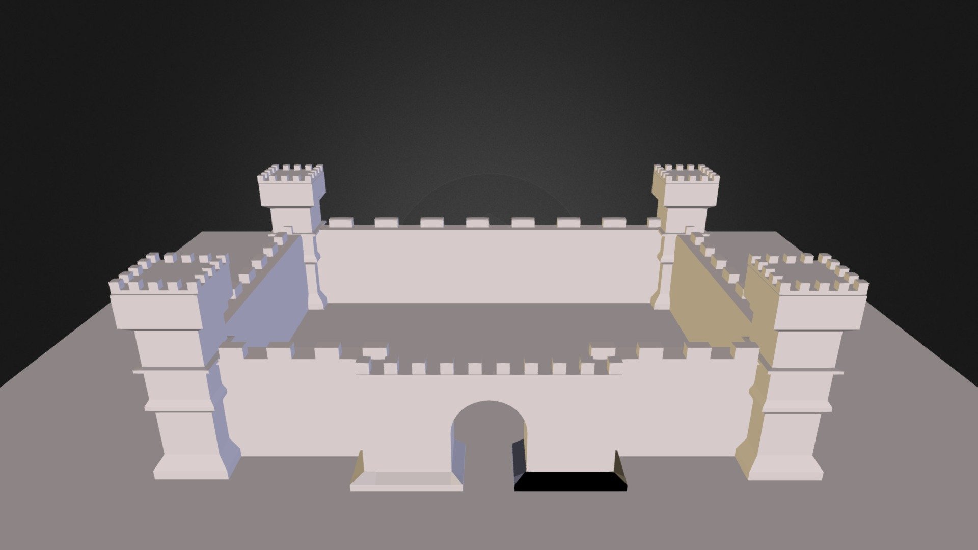Castle_Modeling_Complete.blend - 3D model by robodarshan [e4a9dAX ...