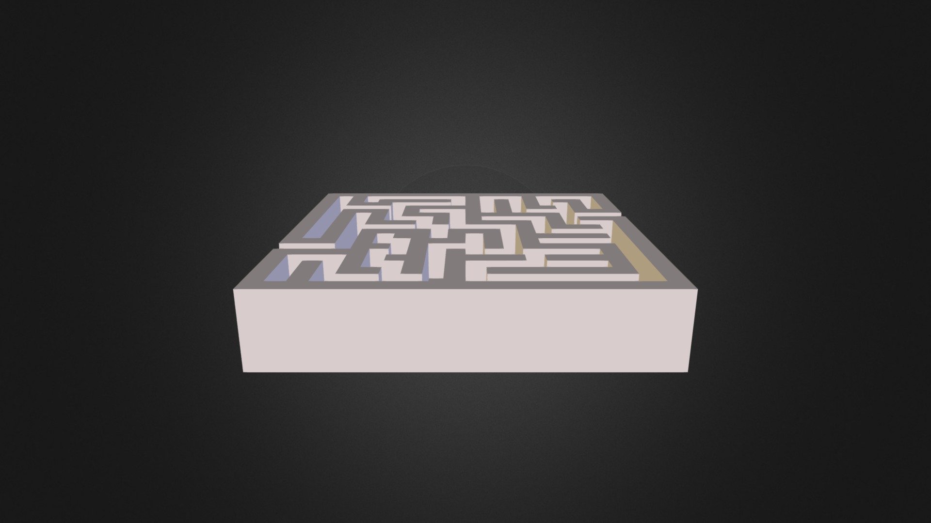 Simple Maze - 3D model by 3dindustries [e4aa049] - Sketchfab