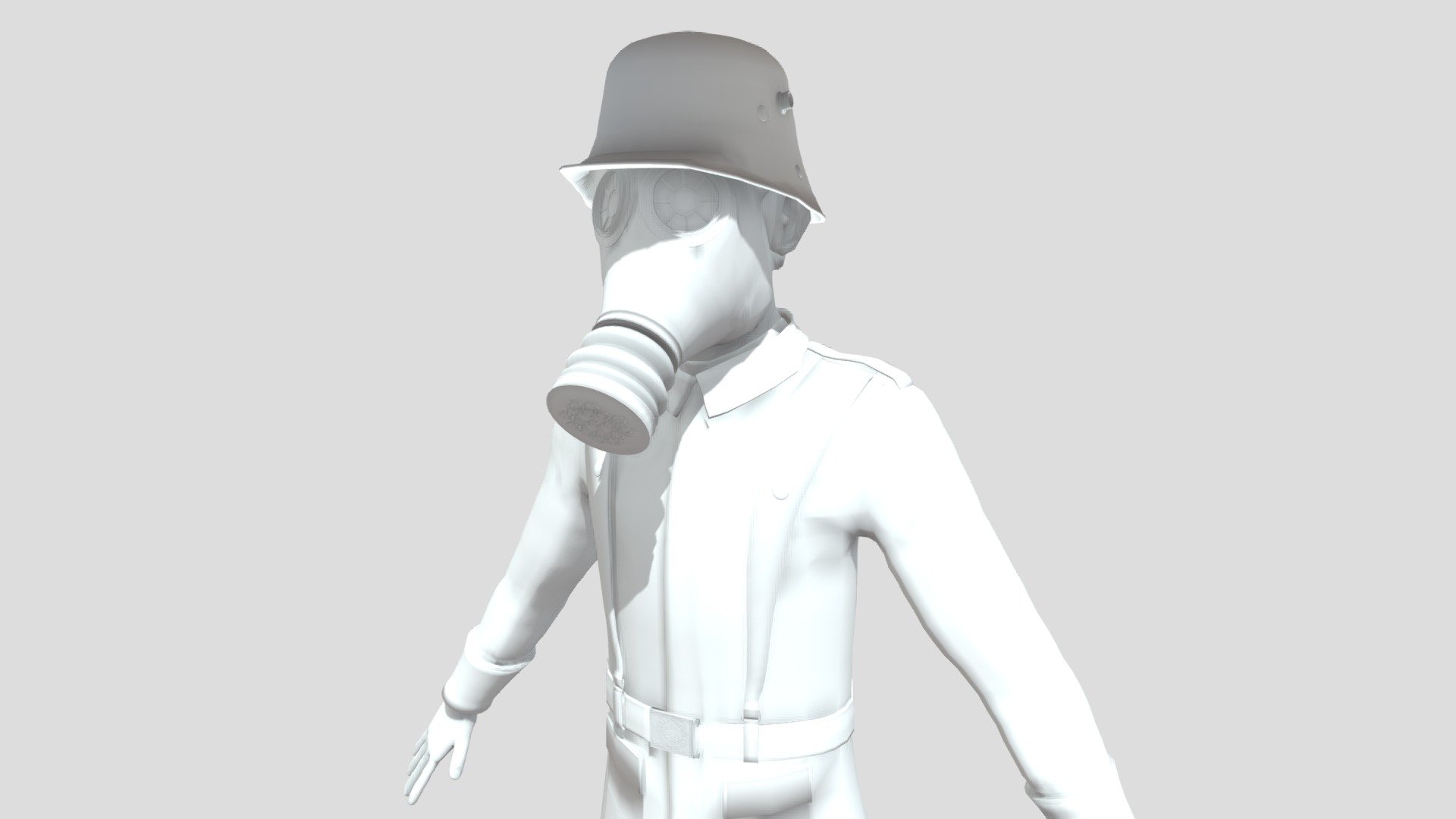 German Soldier WW1 - 3D model by NathanIndustries [e4aa6cc] - Sketchfab