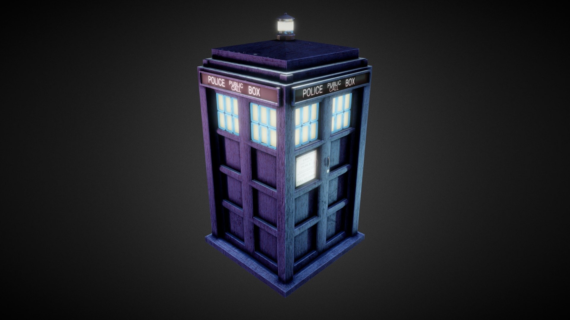 Tardis - 3D model by davidcalvocg [e4aa7e7] - Sketchfab