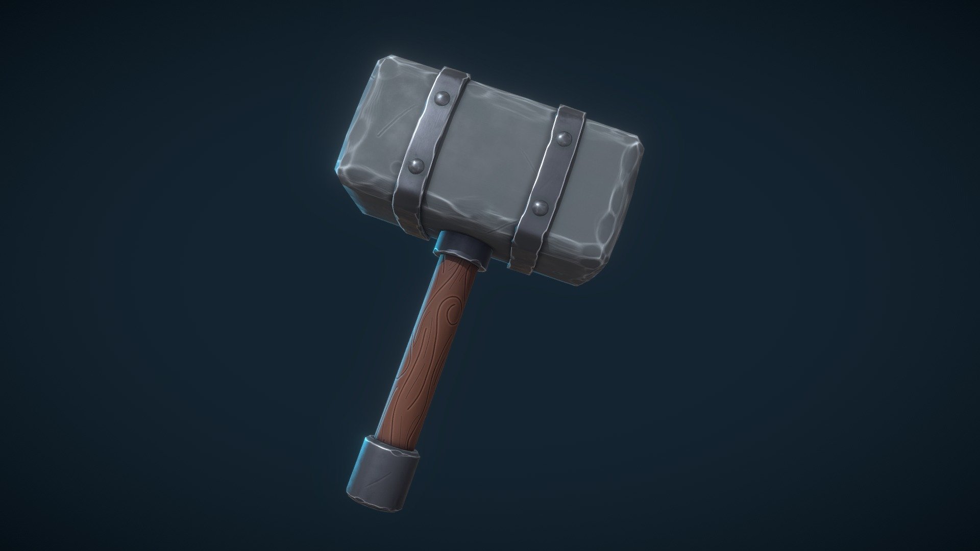 Stylized Hammer - 3D model by ak3dartist (@arun-kumar) [e4ab46f ...