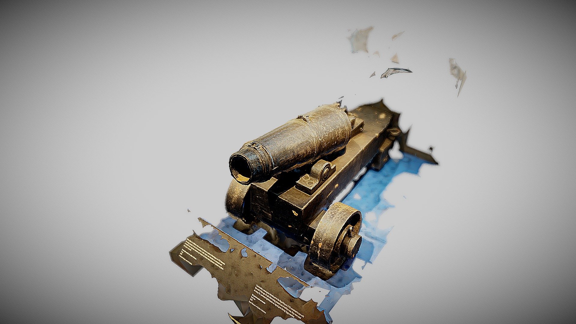 Cannon- Museum Montréal - 3D model by Metasoft Productions Limited ...