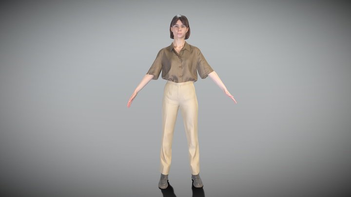 A-pose 3D models - Sketchfab