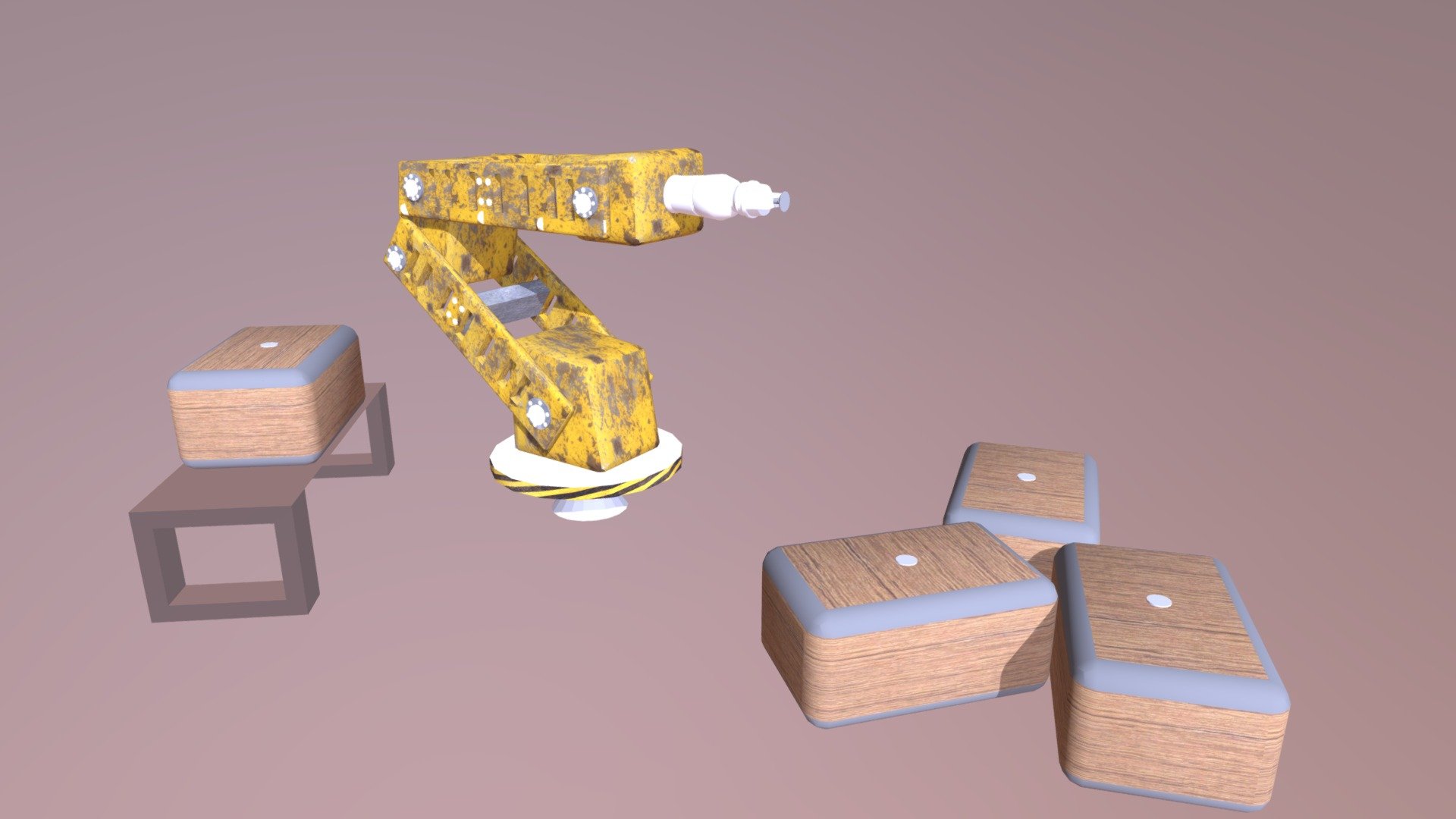 Robotarm - 3D model by lukasandersson [e4acde6] - Sketchfab