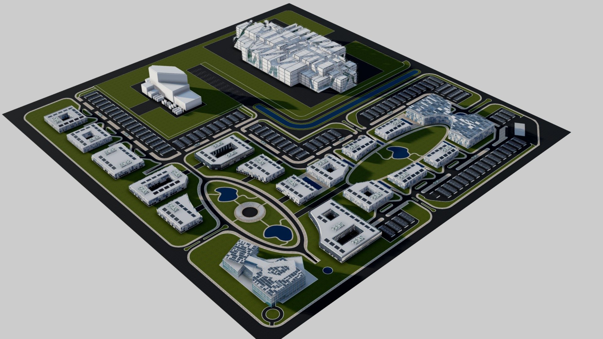 Business Centre - Buy Royalty Free 3D model by Giimann [e4b01a0 ...
