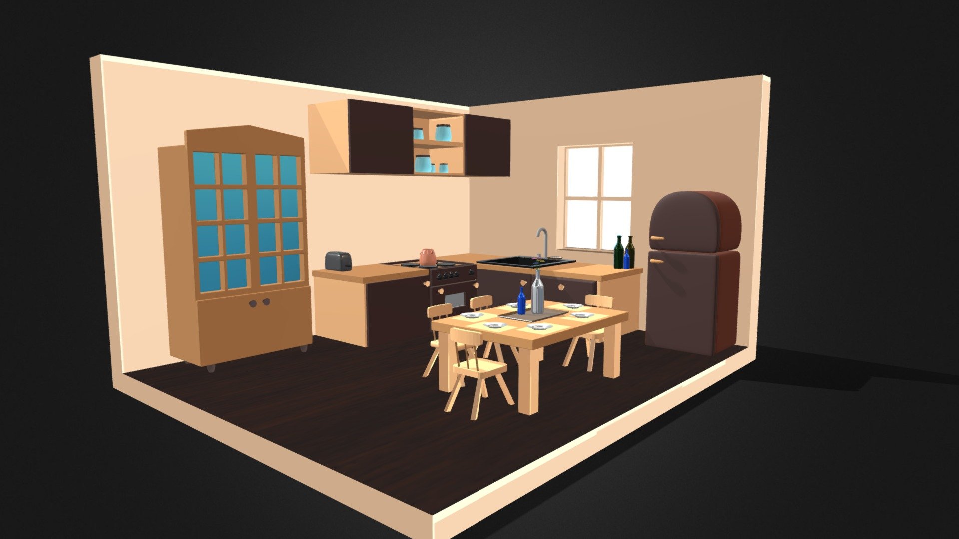 kitchen - 3D model by Vaishnavi Vaidya (@vaishnav6308) [e4b0826 ...