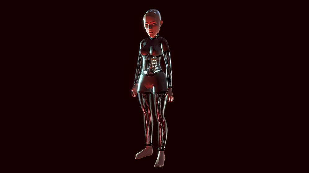 Ex_Machina - A.I. Posing (WIP) - 3D model by Antoine Bassin ...
