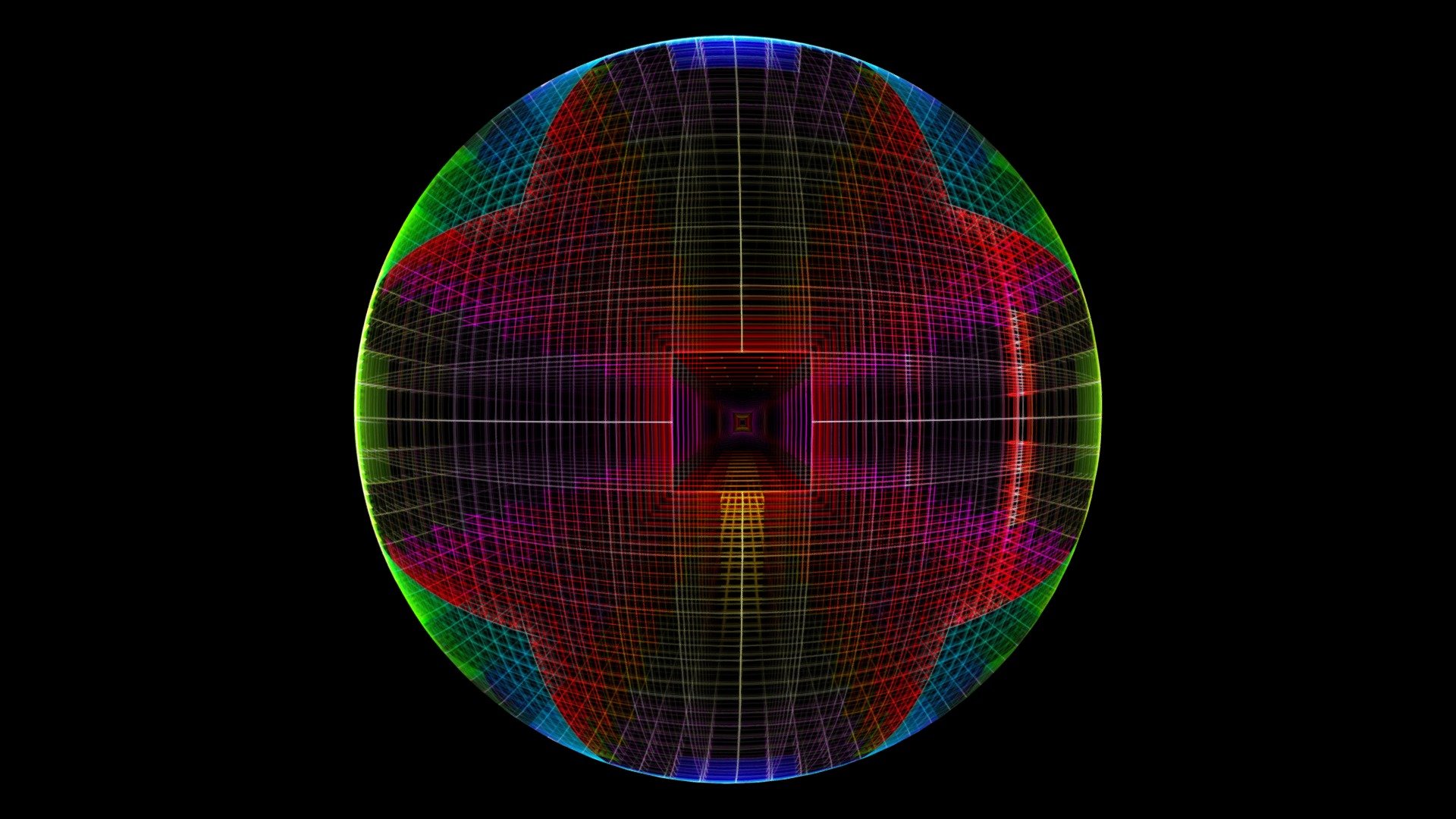 Cubism in a Sphere - 3D model by Natural Warp (@Natural_Warp) [e4b3835 ...