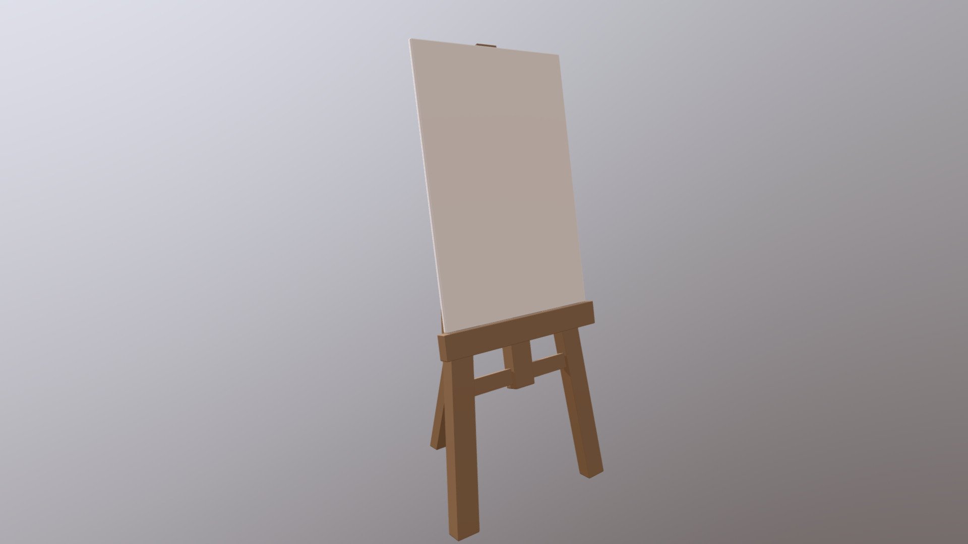 A Late Knight: Easel - 3D model by Abigail (@akhart) [e4b39d9] - Sketchfab