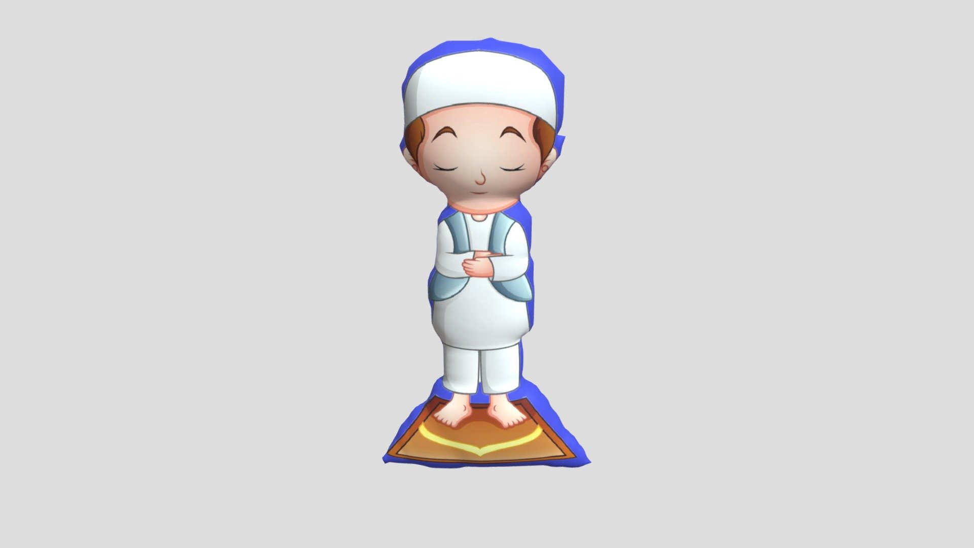 Asmala Janatul Ma'wa_orang sholat - 3D model by asmalajanaa [e4b3e55 ...