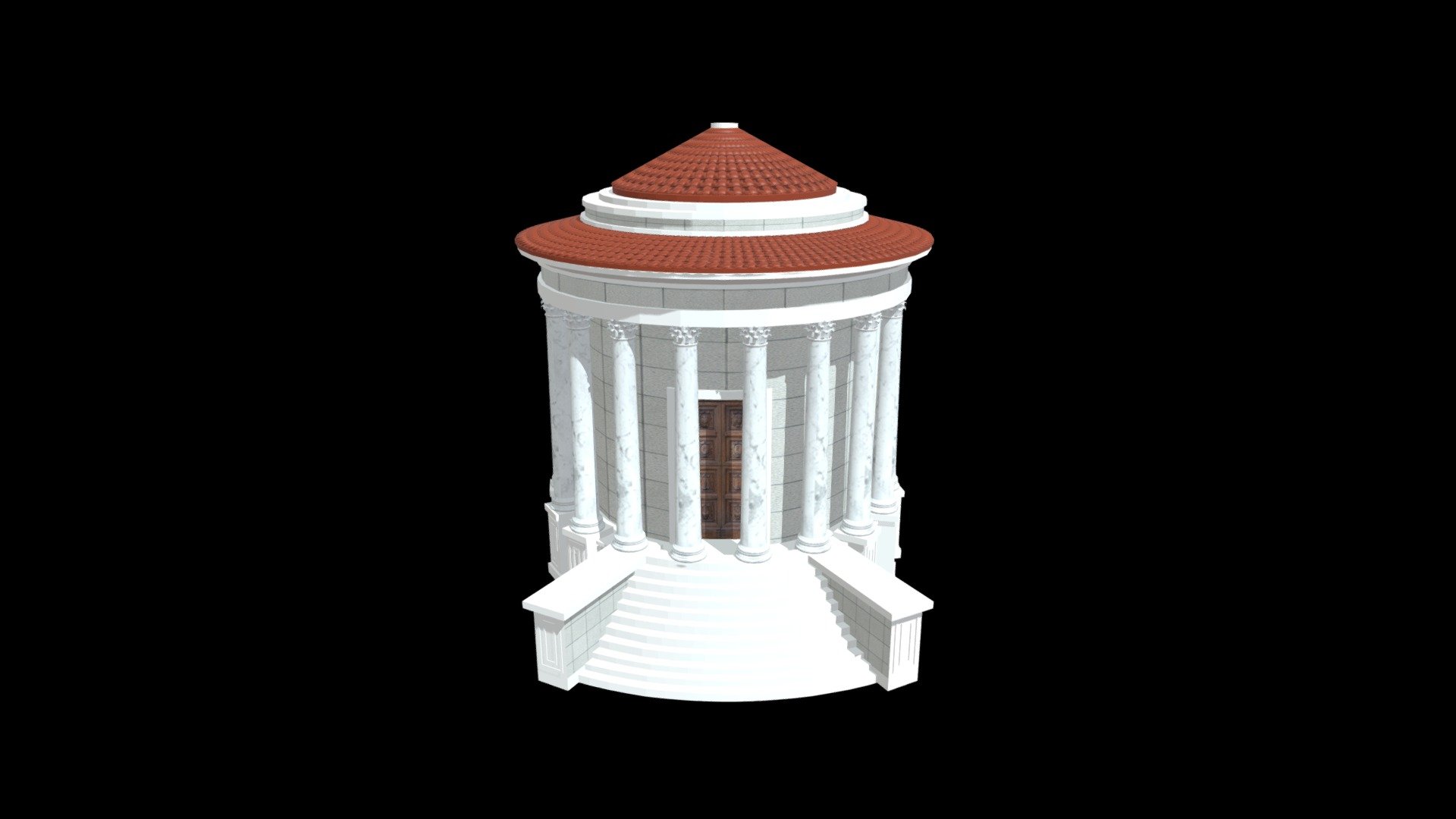 Temple of Vesta (Rome - Italy) - 3D model by 3D View (@dimoduk ...