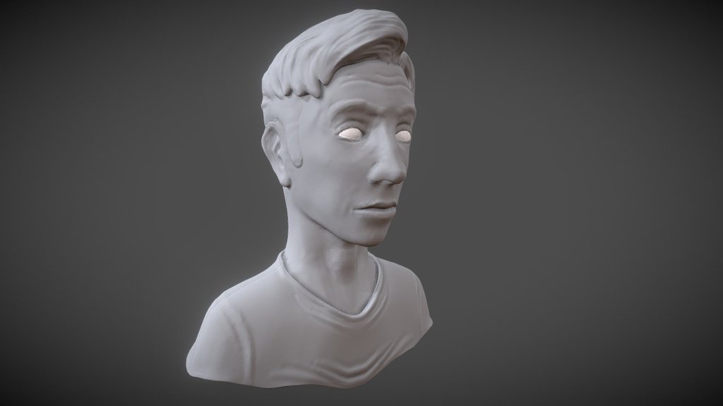 Self Portrait Sculpt - 3D model by redriolu [e4b5c08] - Sketchfab