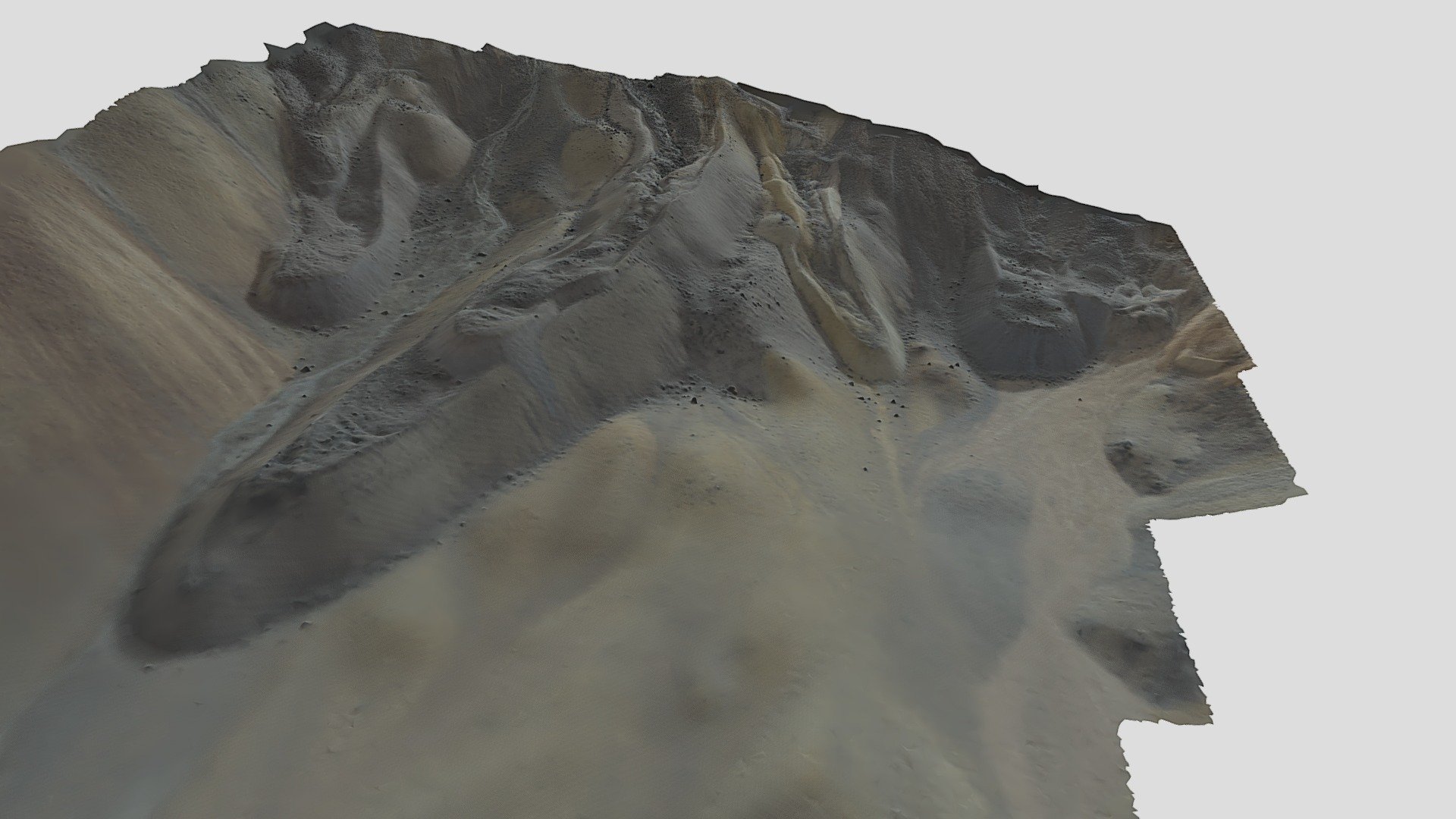Chachani rock glaciers, Peru (2023.11.20) - 3D model by D4E [e4b805b ...