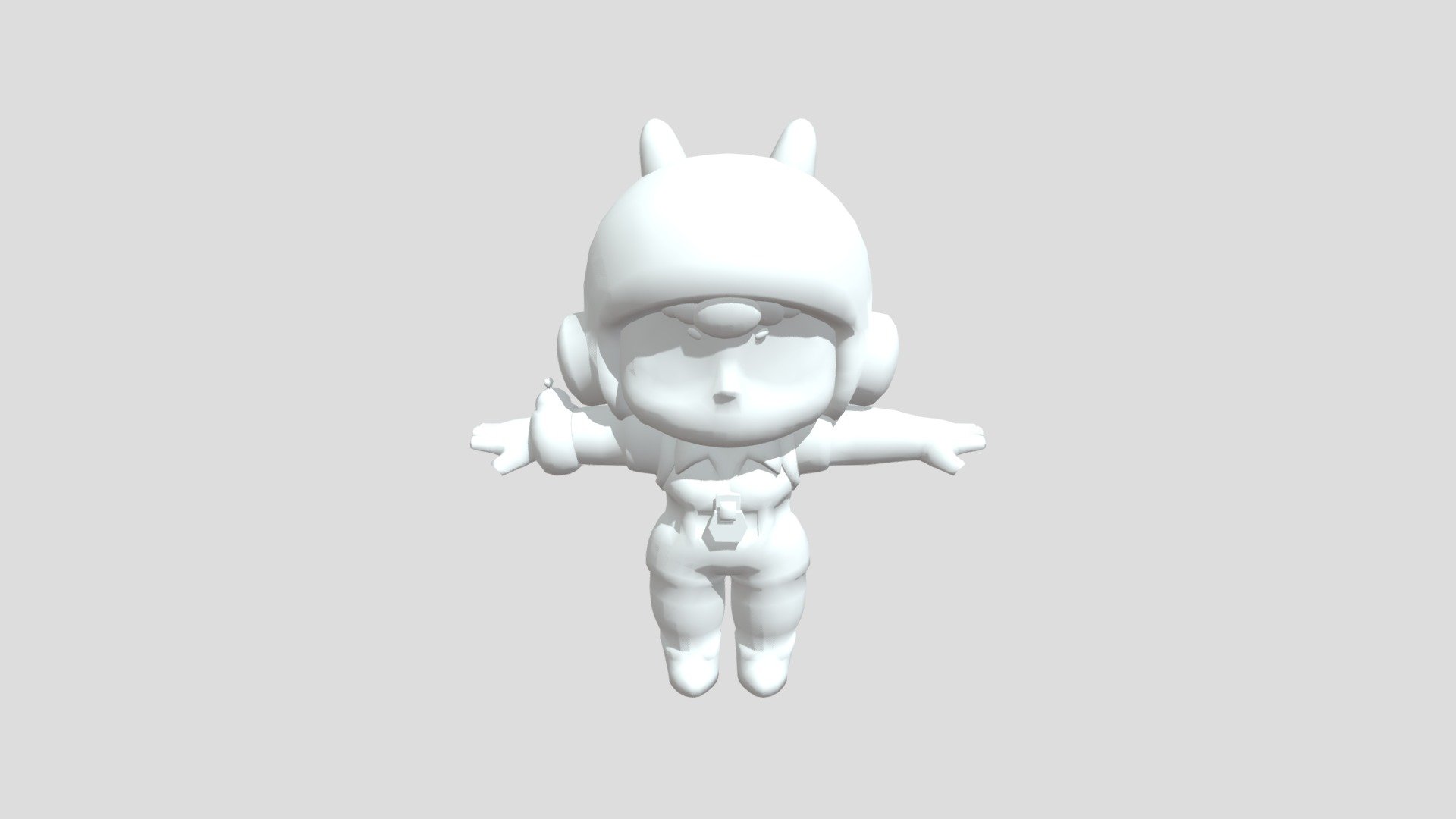 Bea Brawl stars - Download Free 3D model by 3D by Renato👽 (@3dbyrenato ...