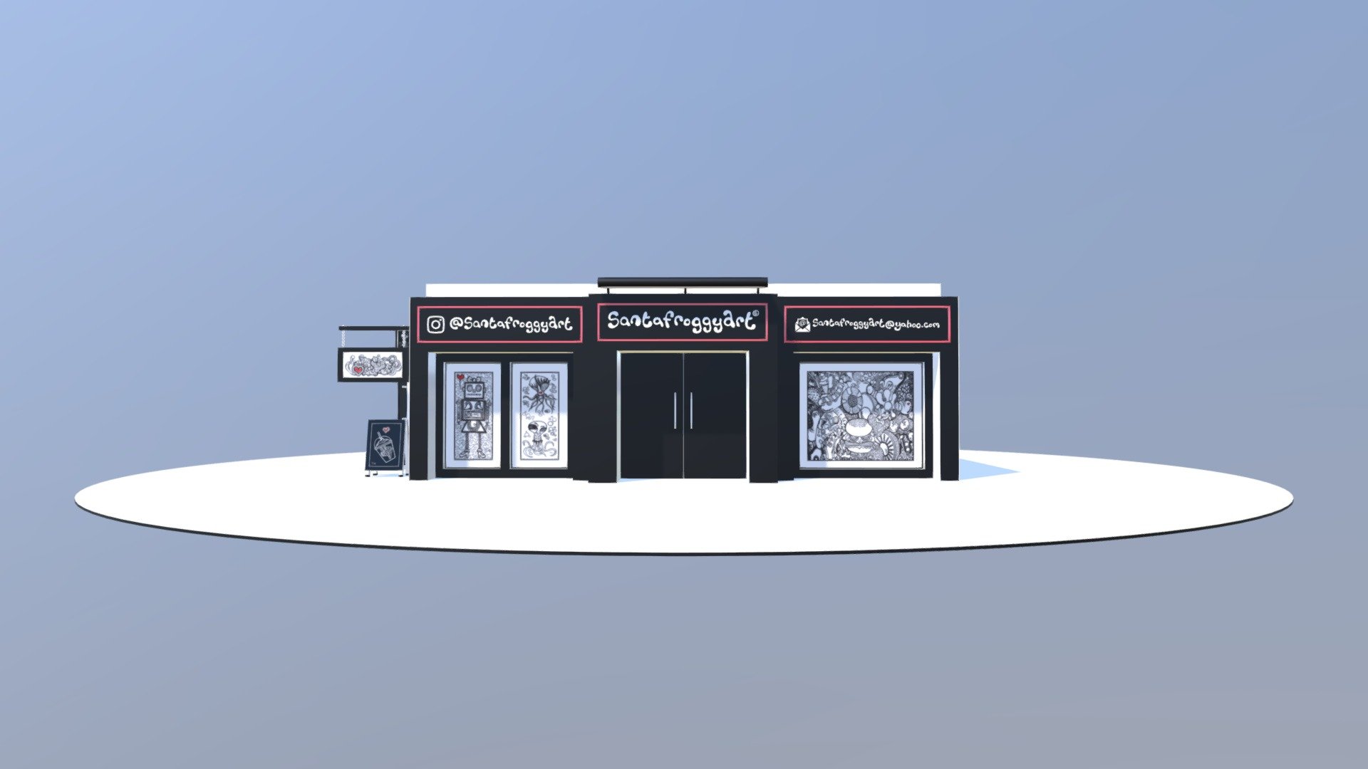 Branded Commercial Signage. - 3D model by greg1982little [e4bac8b ...
