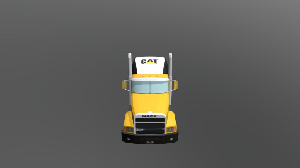 Truck - (MACK-Titan): CAT - 3D model by RaverTiger [e4bb5dc] - Sketchfab