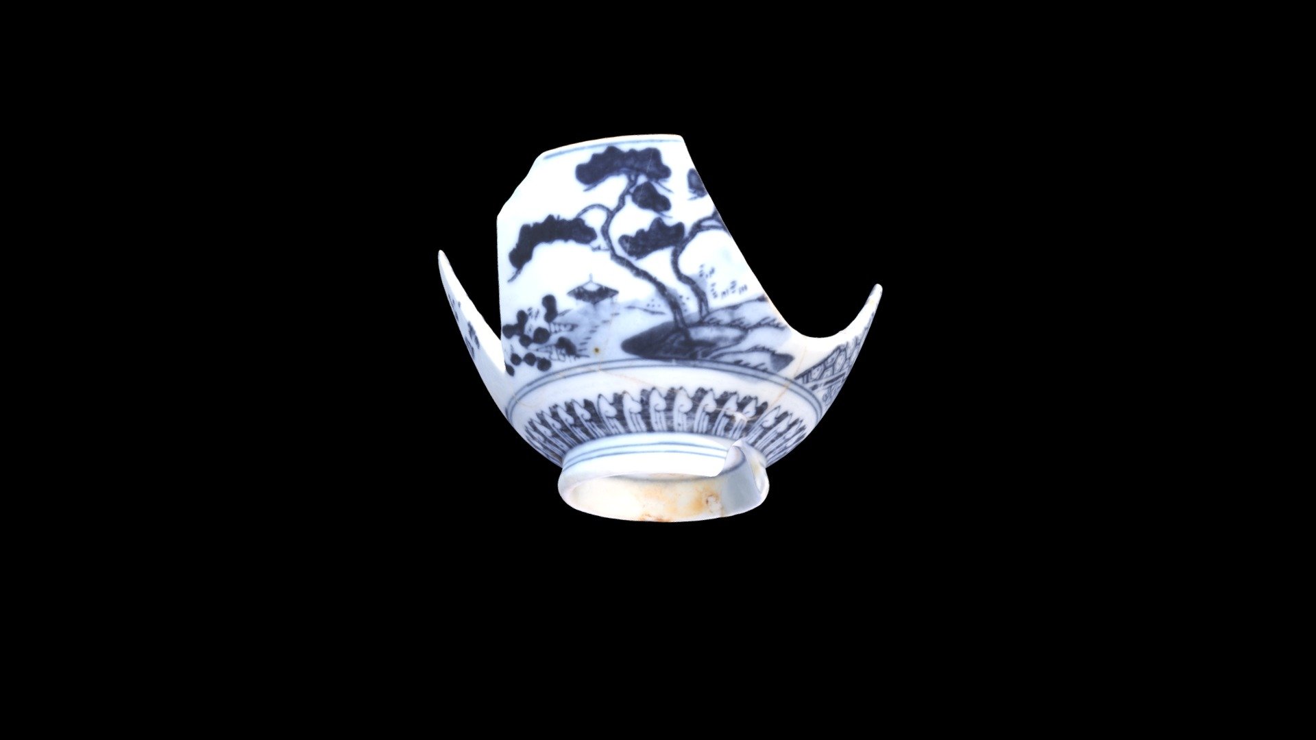 Fragmented Bowl with Text - 3D model by MSU DHI Lab [e4bd4c9] - Sketchfab