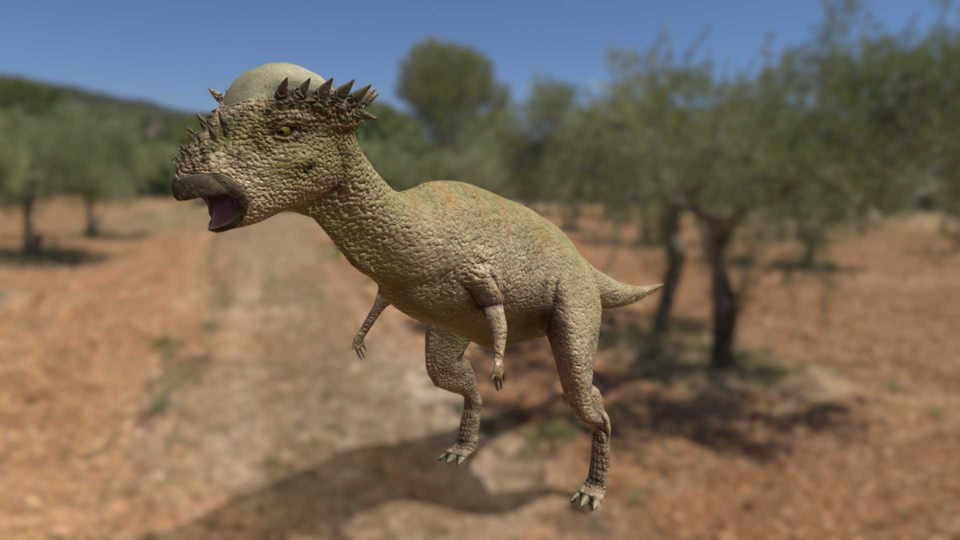 Pachycephalosaurus - 3D model by Javier_Fernandez (@Javier.Fernandez ...
