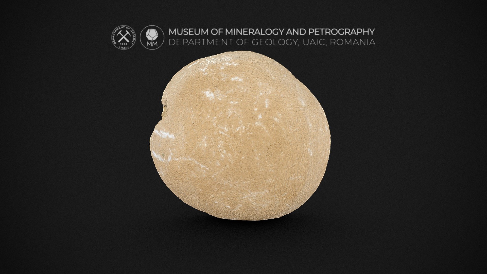 Calcite hemisphere (Calcite ice cream cup) - 3D model by Museum of ...