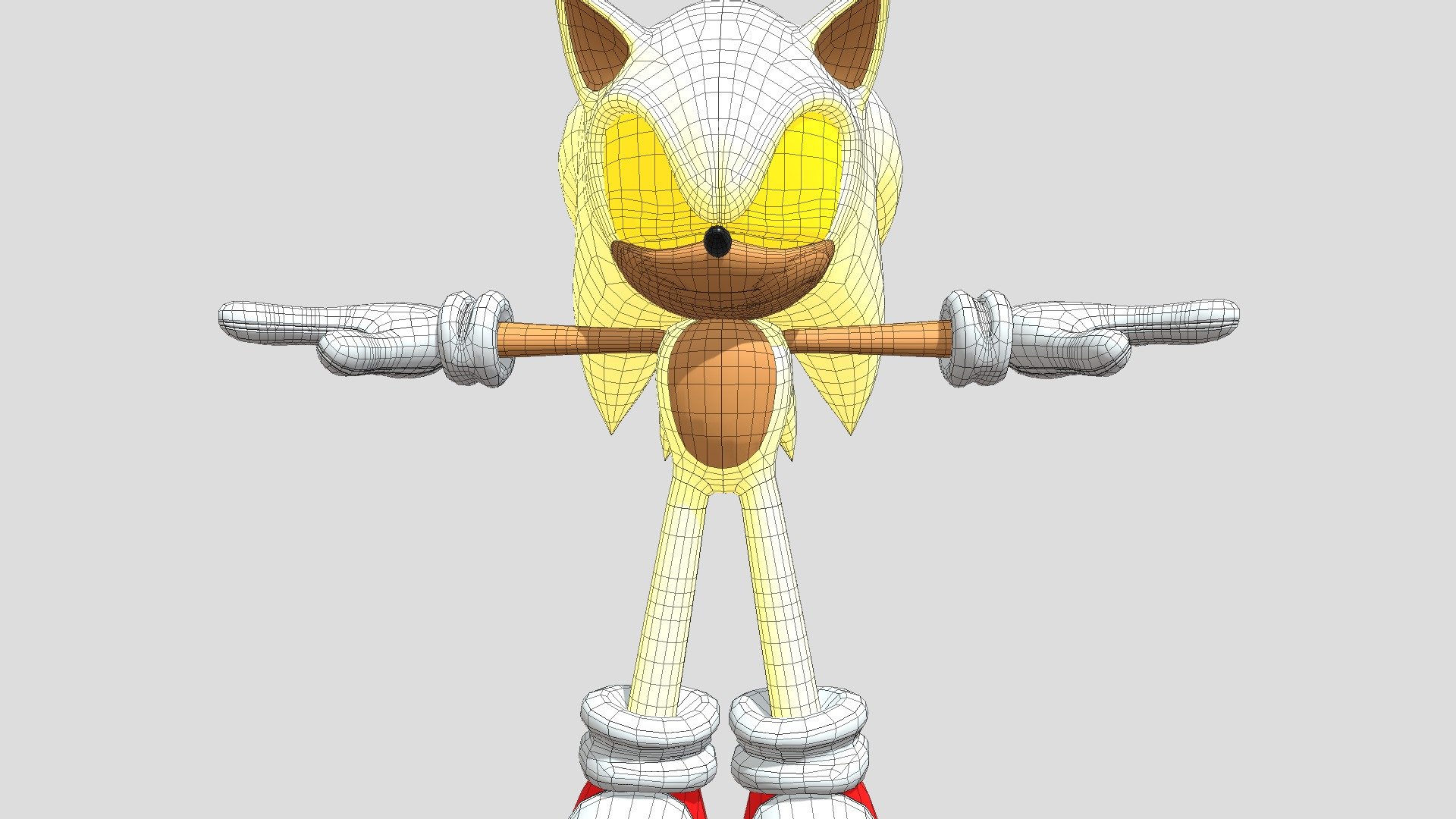 Sonic-the-hedgehog-rig-blender - Download Free 3D model by ...