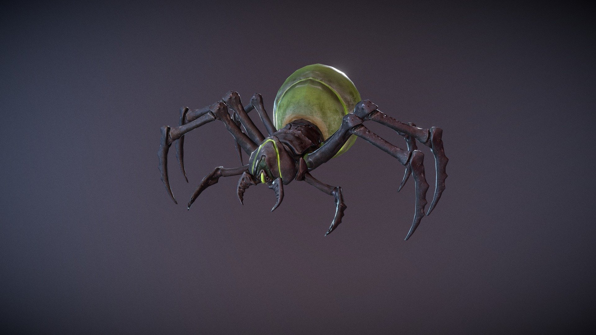 Alien Spider - 3D model by polygonmaker [e4c01cd] - Sketchfab