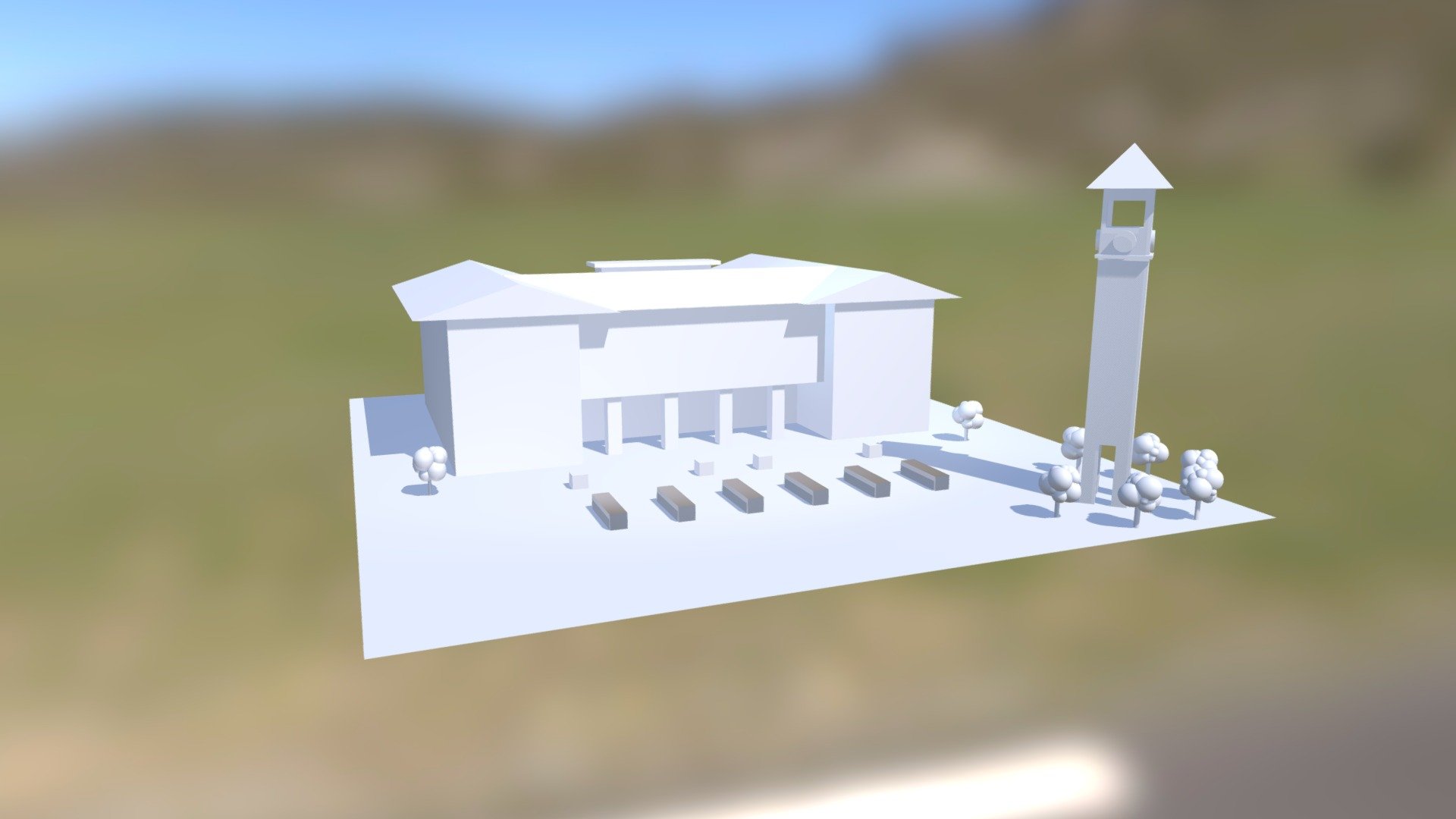 Purdue WALC and Bell Tower Week 1 - Download Free 3D model by Chloe ...