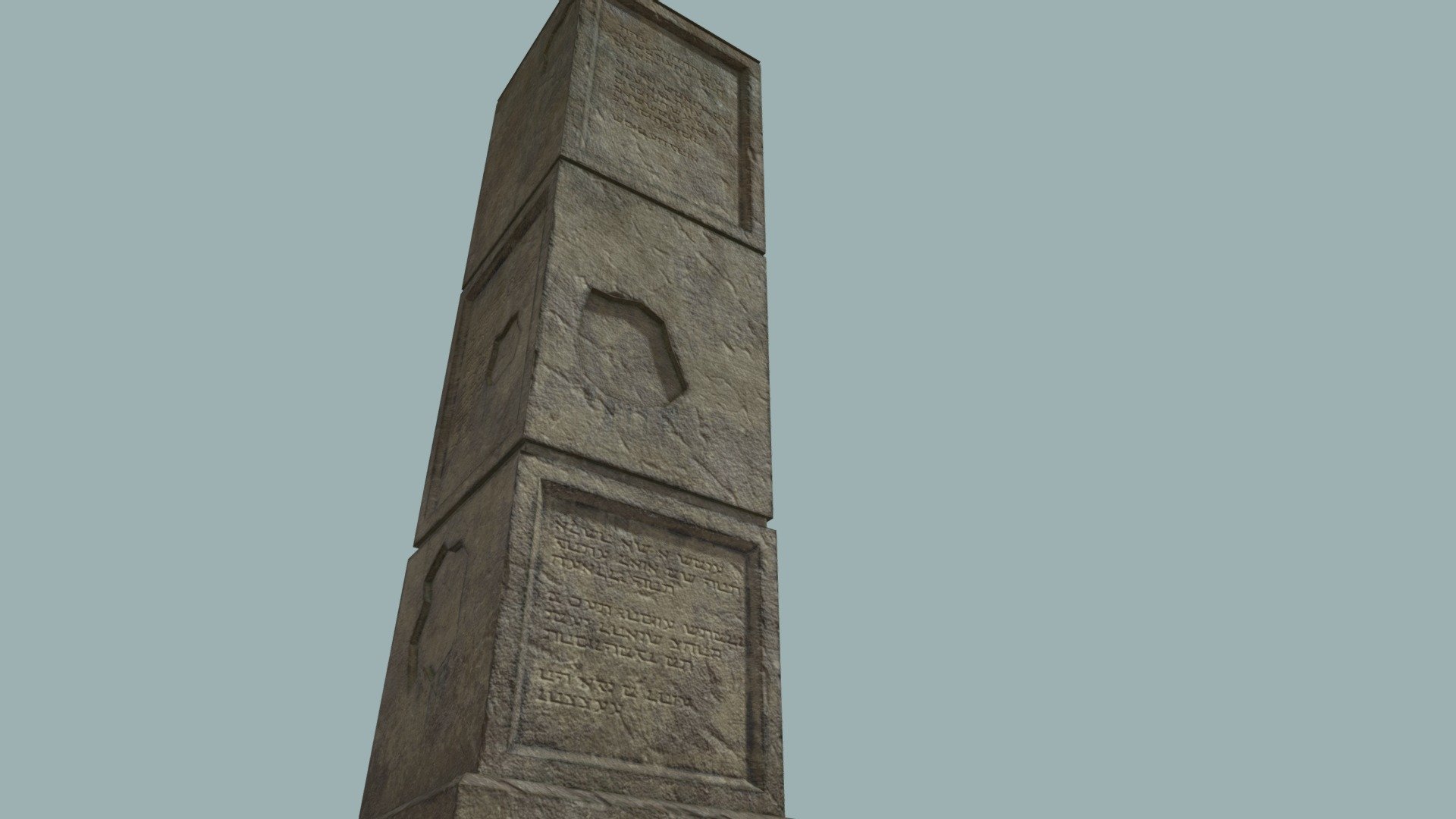 Ancient Plinth 1 - 3D model by WENGA [e4c1b50] - Sketchfab