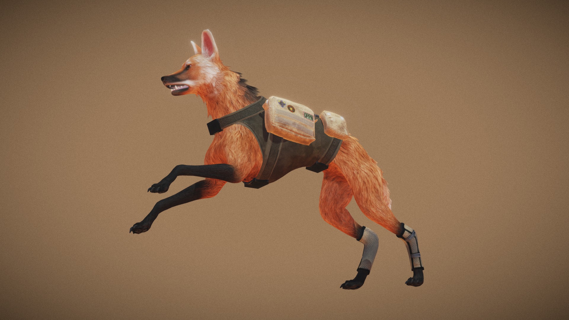 Tactical Dog - 3D model by llundwall [e4c20ec] - Sketchfab