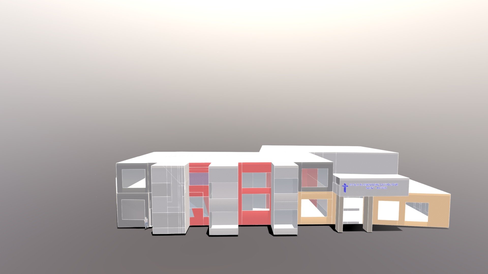 school - 3D model by Yisehak [e4c27e9] - Sketchfab