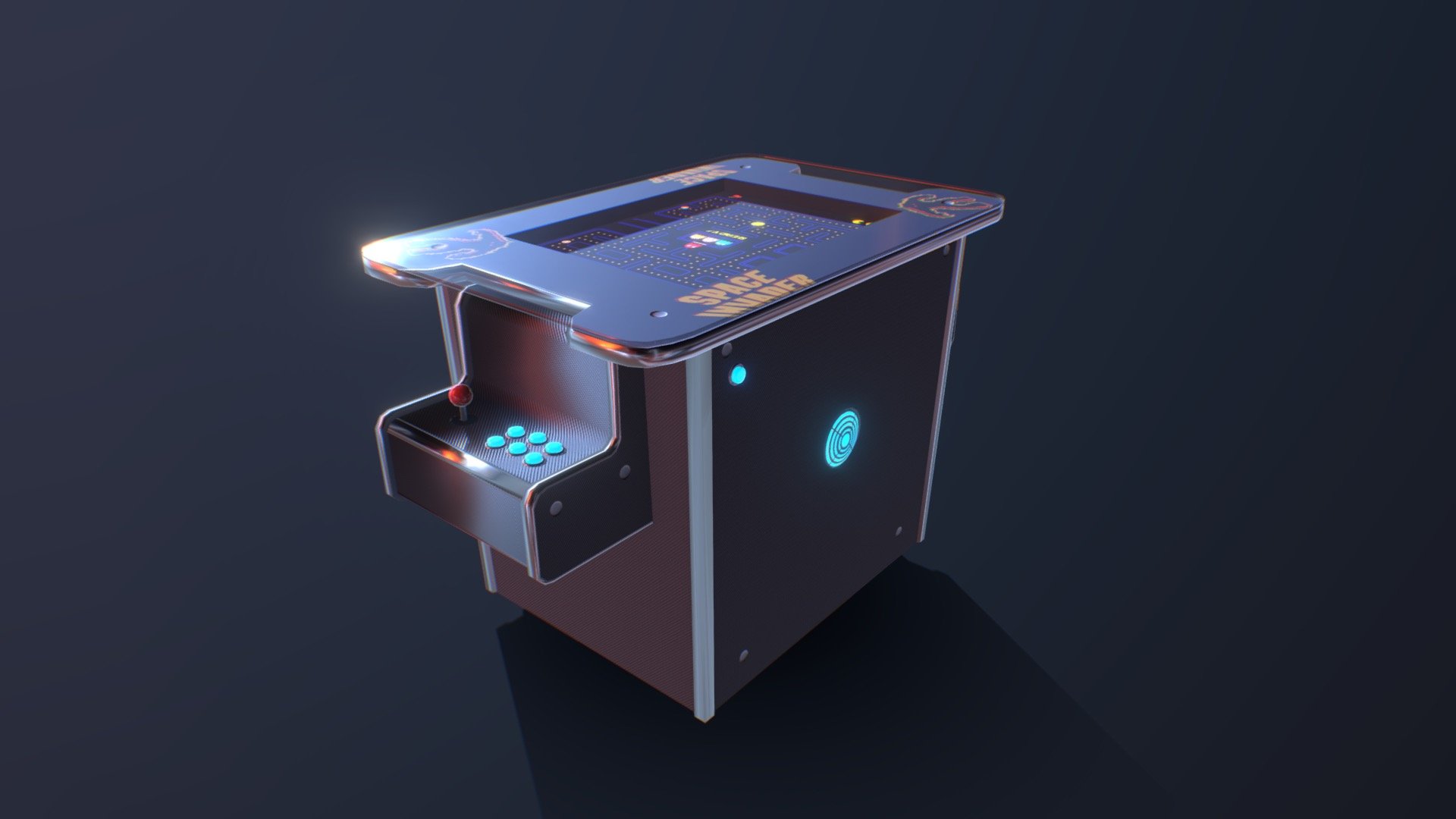 Retro Arcade Table - Buy Royalty Free 3D model by lokieliot [e4c4f8b ...