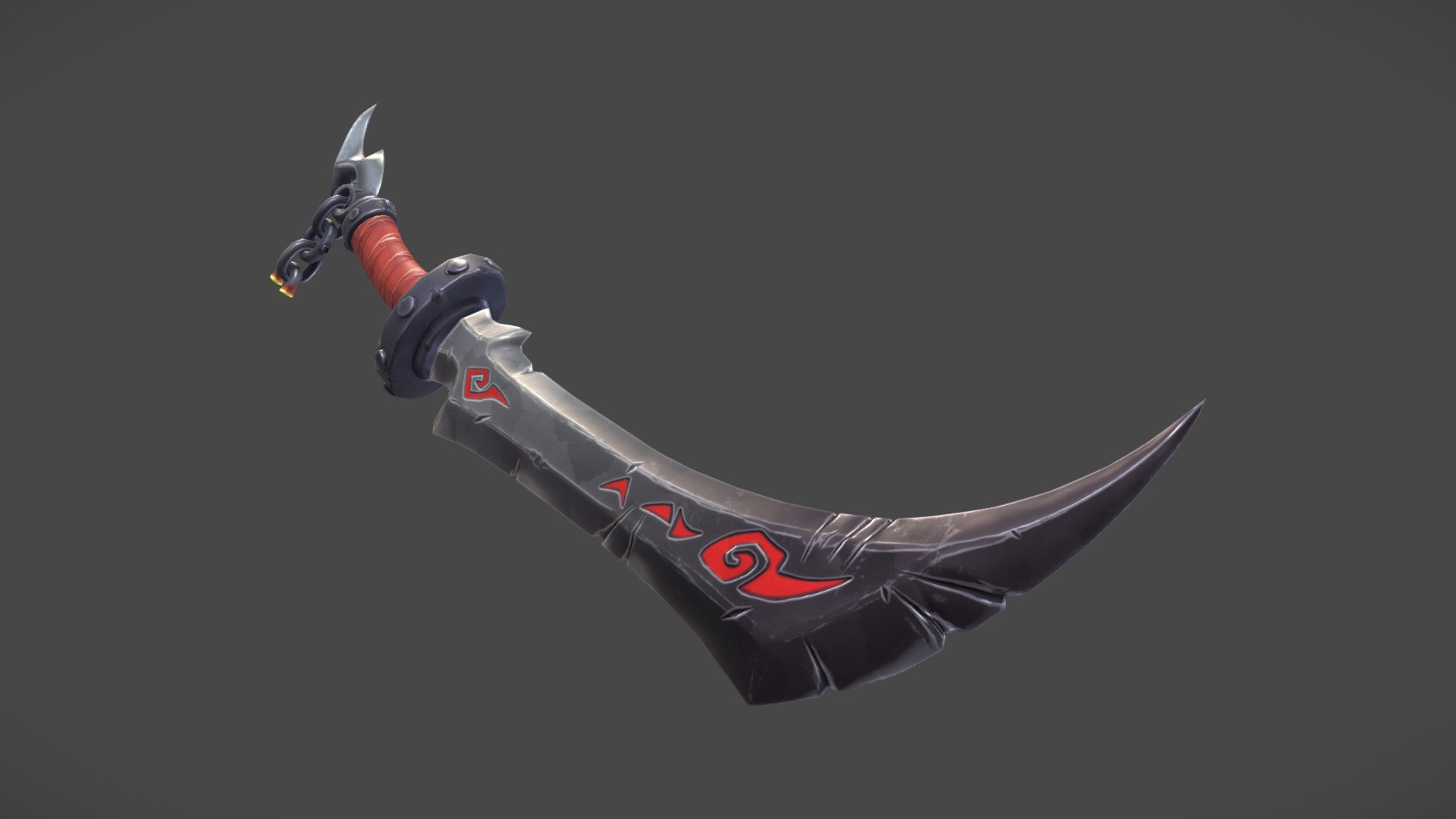 Stylized Orc Sword - 3D model by tobu.risu [e4c5643] - Sketchfab
