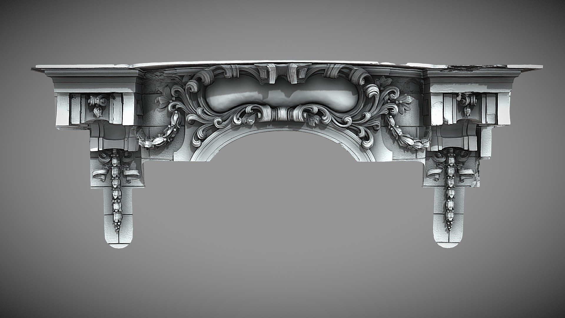 Erker iznad prozora / Oriel Window Lintel - 3D model by Default Cube ...