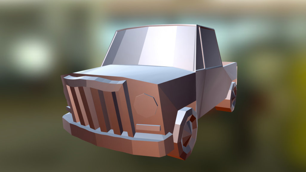 Low Poly Car - Download Free 3D model by Łukasz Brożek (@lukaszbrozek ...