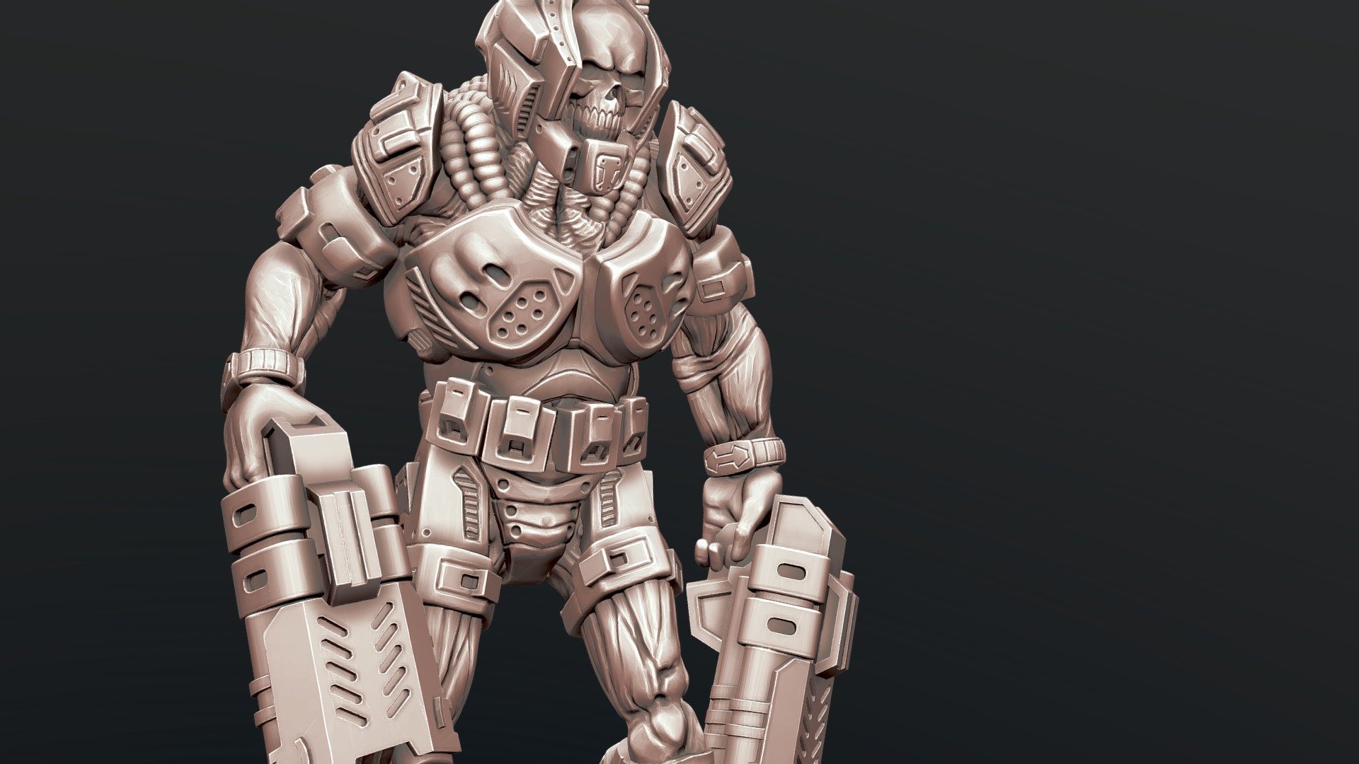 Space Revenant 3D Printing Miniature - 3D model by TheSurrealFactory ...