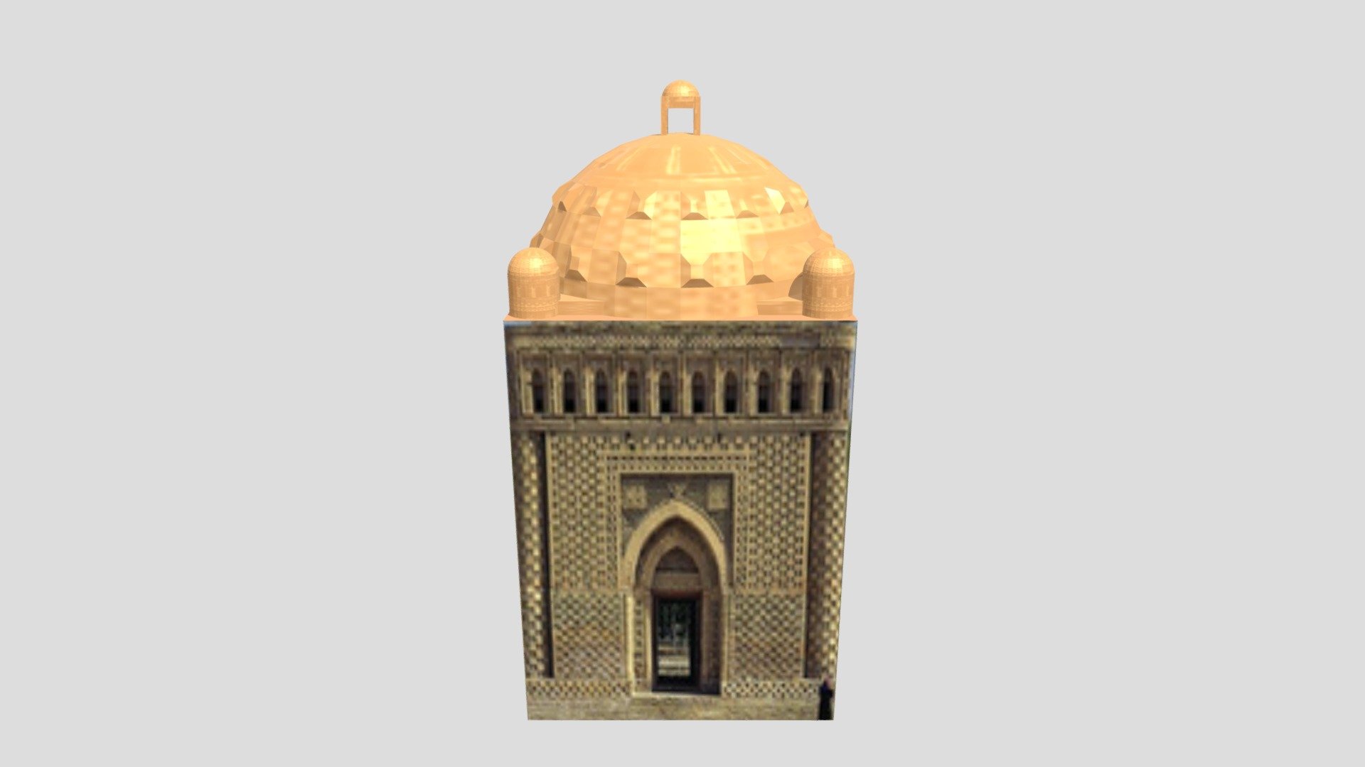 Ismail Somani mausoleum - Download Free 3D model by Bolqiboyev09 ...