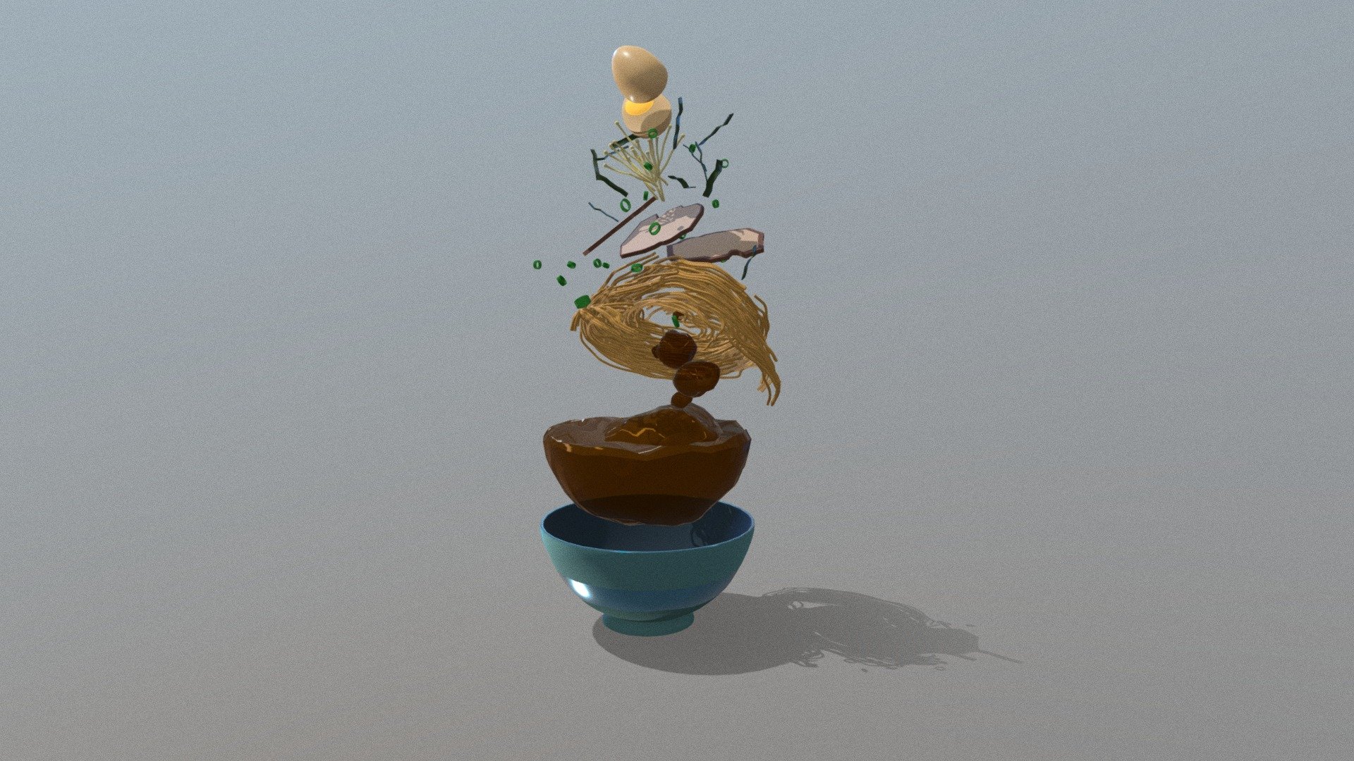 RAMEN - 3D model by Holodulyaa [e4c7b40] - Sketchfab
