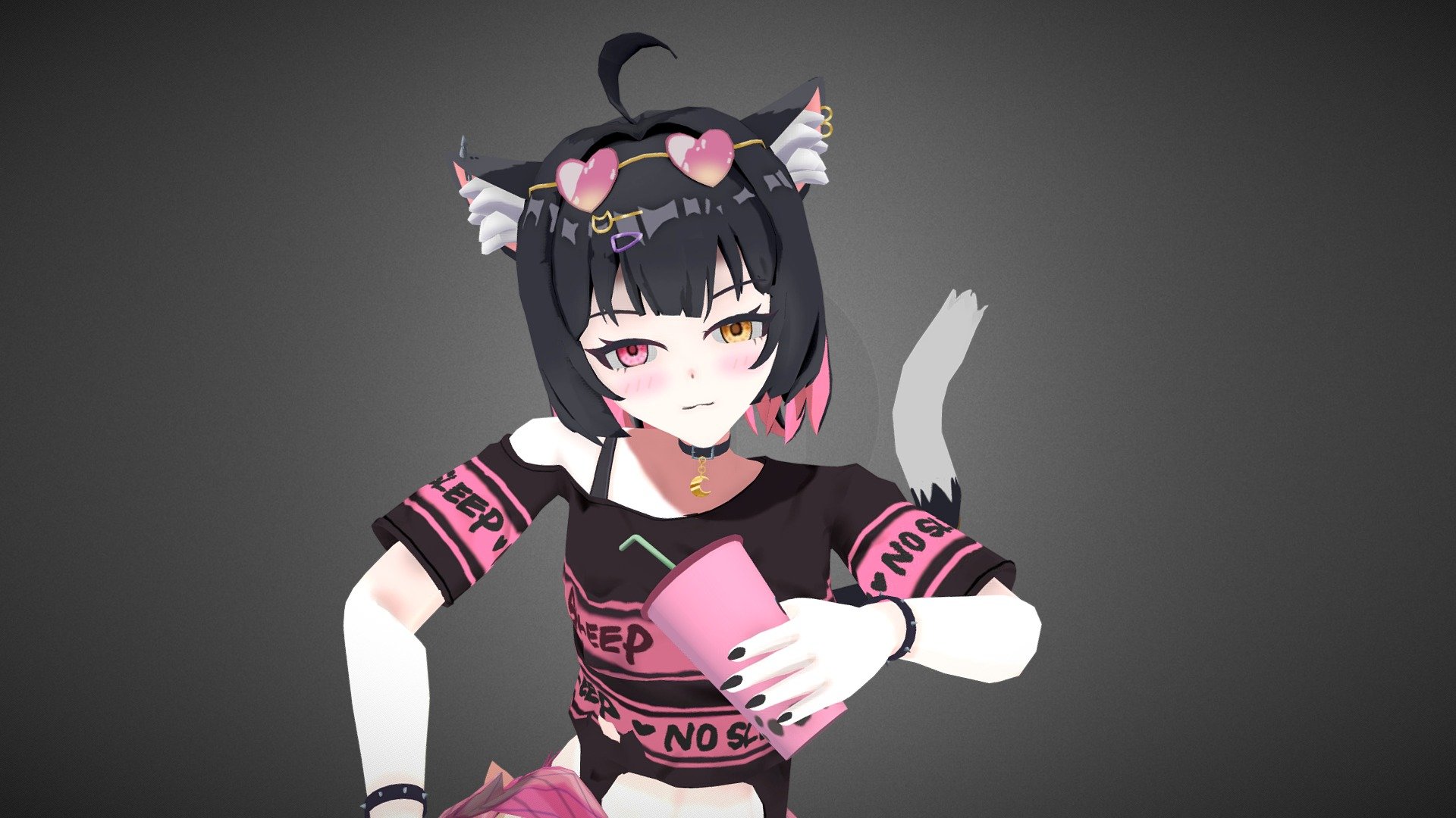 Mari Yume Catgirl - Download Free 3D model by Canicule [e4c8e15 ...
