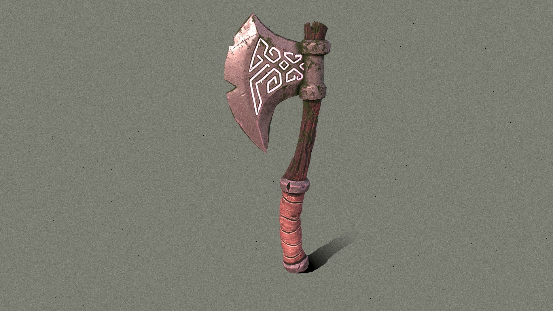 Pink Fairy Axe - 3D model by kalmiakid [e4c9952] - Sketchfab