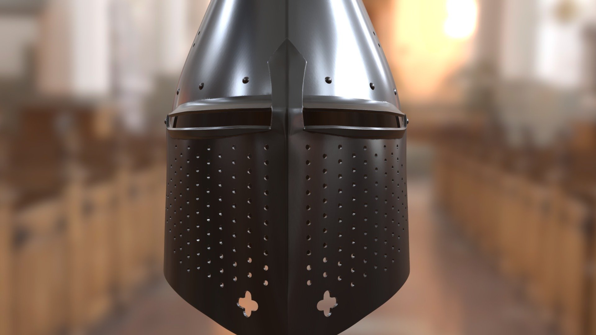 Helm of Sir Richard Pembridge II - 3D model by Omassyx [e4cb56a ...
