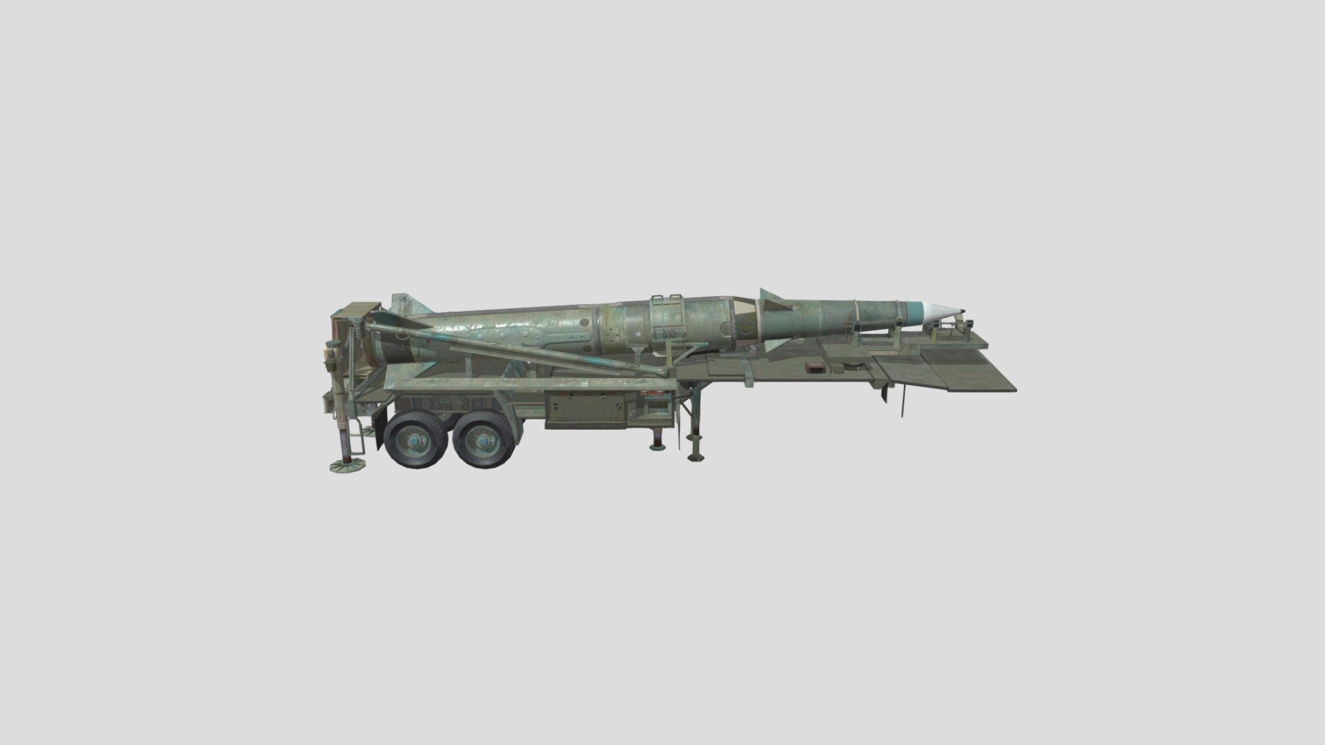 MGM-31Pershing - 3D model by thomasnguyen94 [e4cc6ee] - Sketchfab