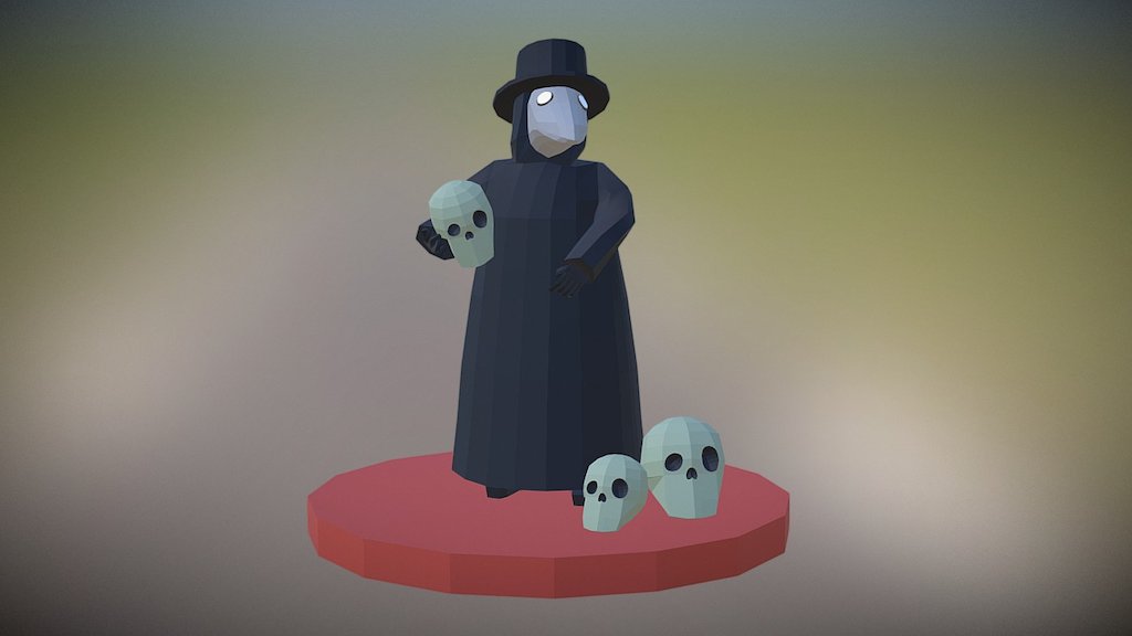 Plague Doctor - 3D model by eleppanen [e4cd681] - Sketchfab
