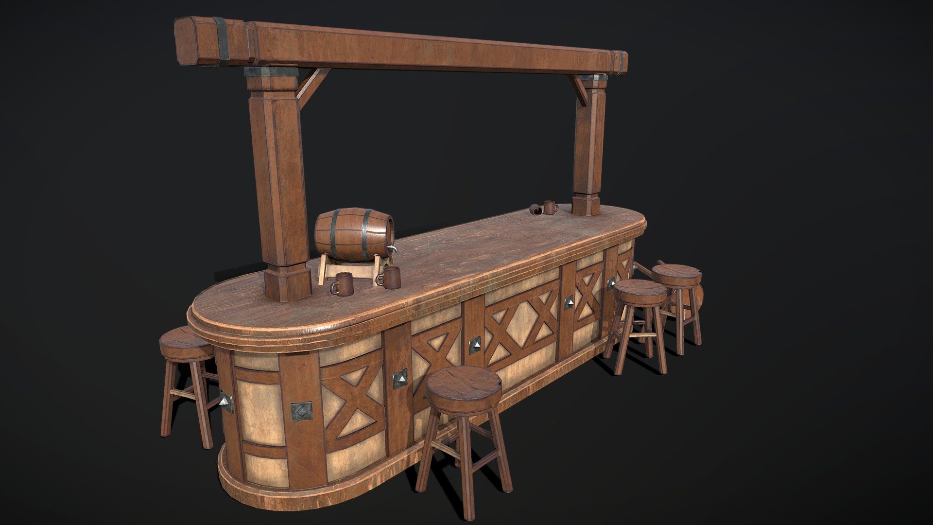 Beer_Bar - Download Free 3D model by Viktor_ (@Viktor.Zhuravlev ...