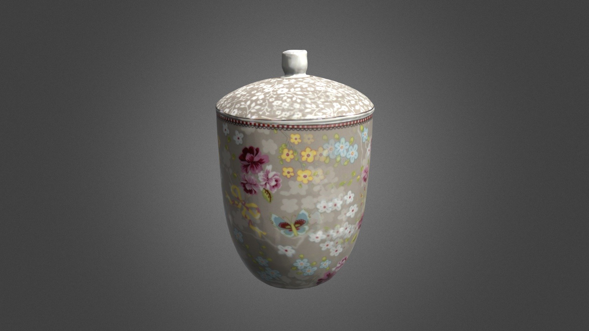 PIP Studio Pot - 3D model by arnelubbers [e4d0c00] - Sketchfab