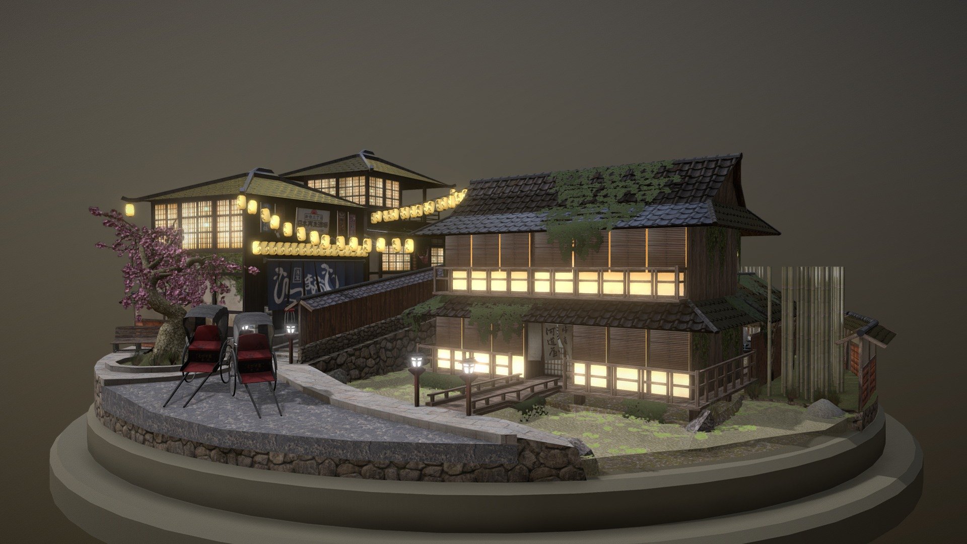 City Scene - Download Free 3D model by Lorenzo de Vries (@basshunt3r ...