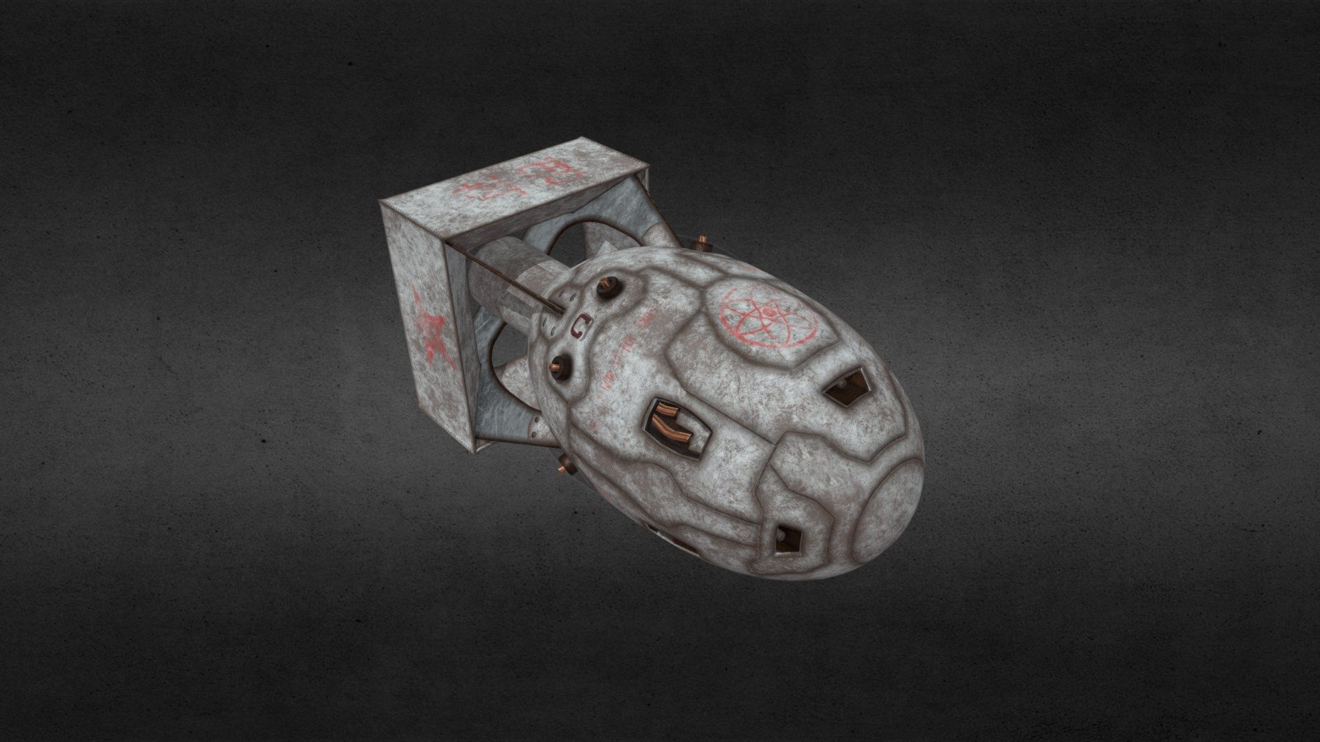 Old Rusty Bomb - Download Free 3D model by Booba Booba ...