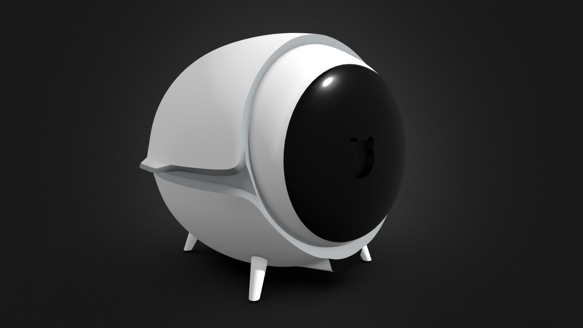 Futuristic Cat Litter Box - 3D model by Tactile Visions ...
