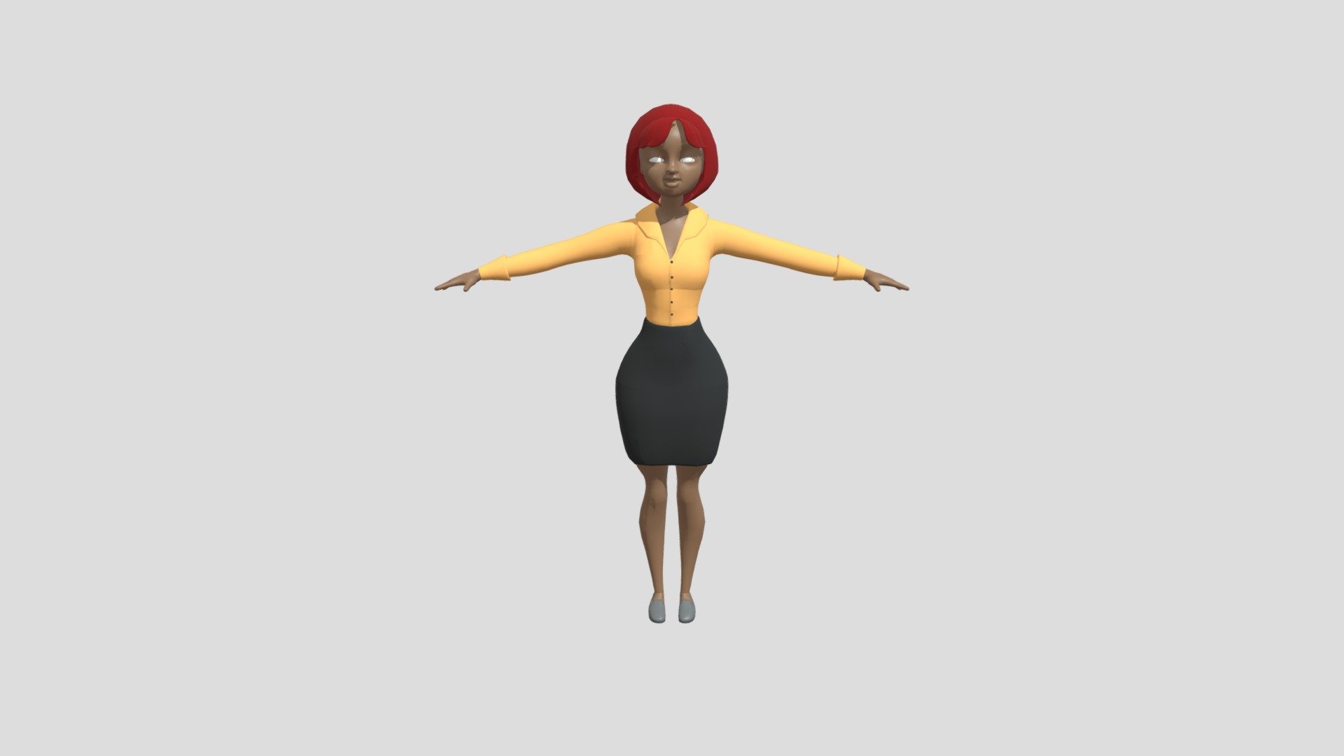 laos Black Toon Female - 3D model by LAOMUSIC ARTS (@laomusicArts ...