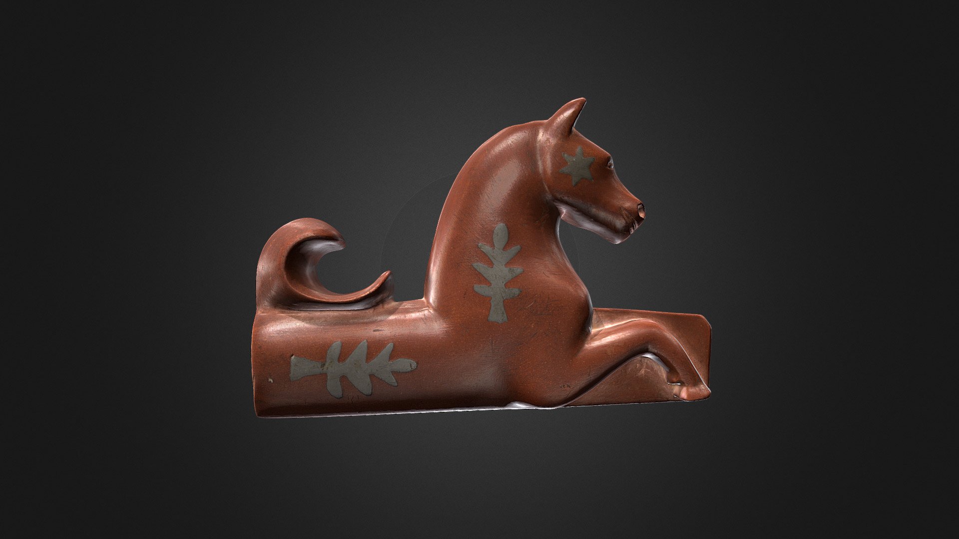 Fourneau de pipe représentant un cheval - Download Free 3D model by Alienor.org, Conseil des ...