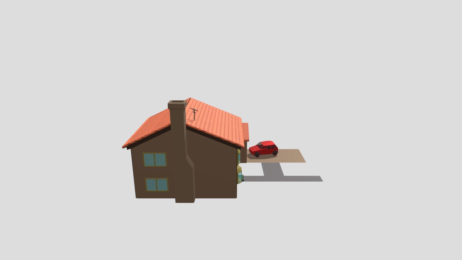 Simpsons House - Download Free 3D model by Andovo [e4d7fe0] - Sketchfab