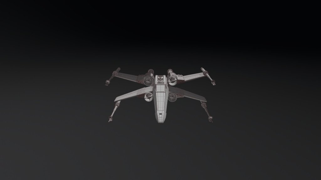 X- Wing - 3D model by Spaced [e4d8722] - Sketchfab